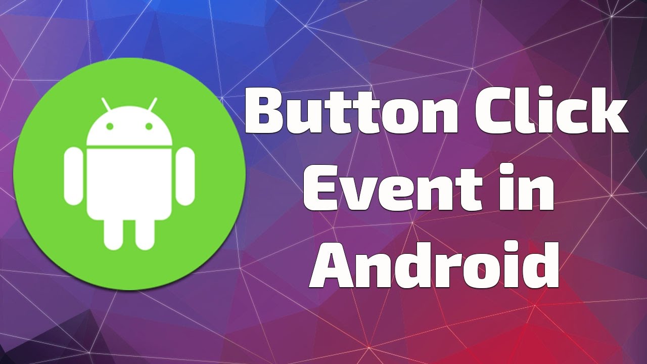 button click event in android studio