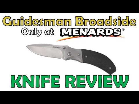 Guidesman Broadside Knife Review. Guidesman is a Menards brand
