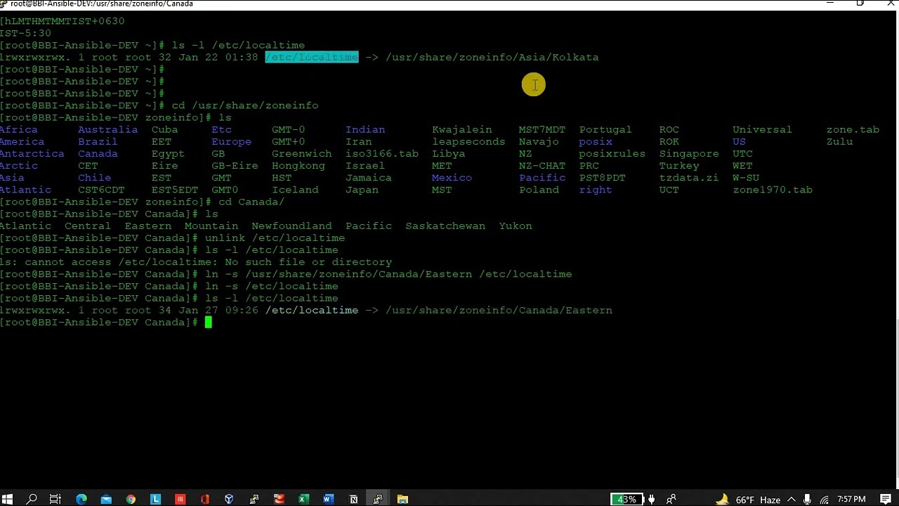 How to set your timezone in Linux System