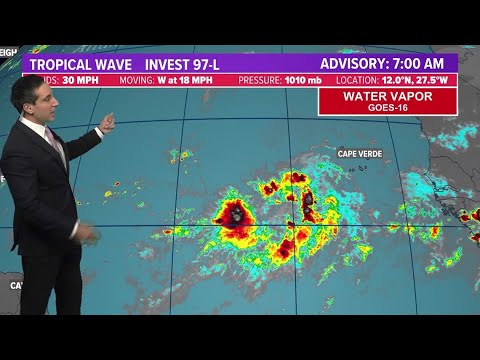 Tropics update: Invest 97L trends weaker as window for development is closing