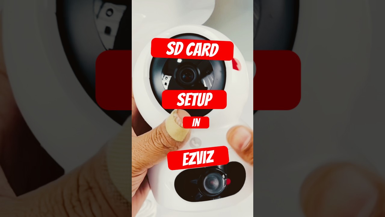 How to Install SD Card in EZVIZ Camera | Memory Card Setup in EZVIZ WiFi camera