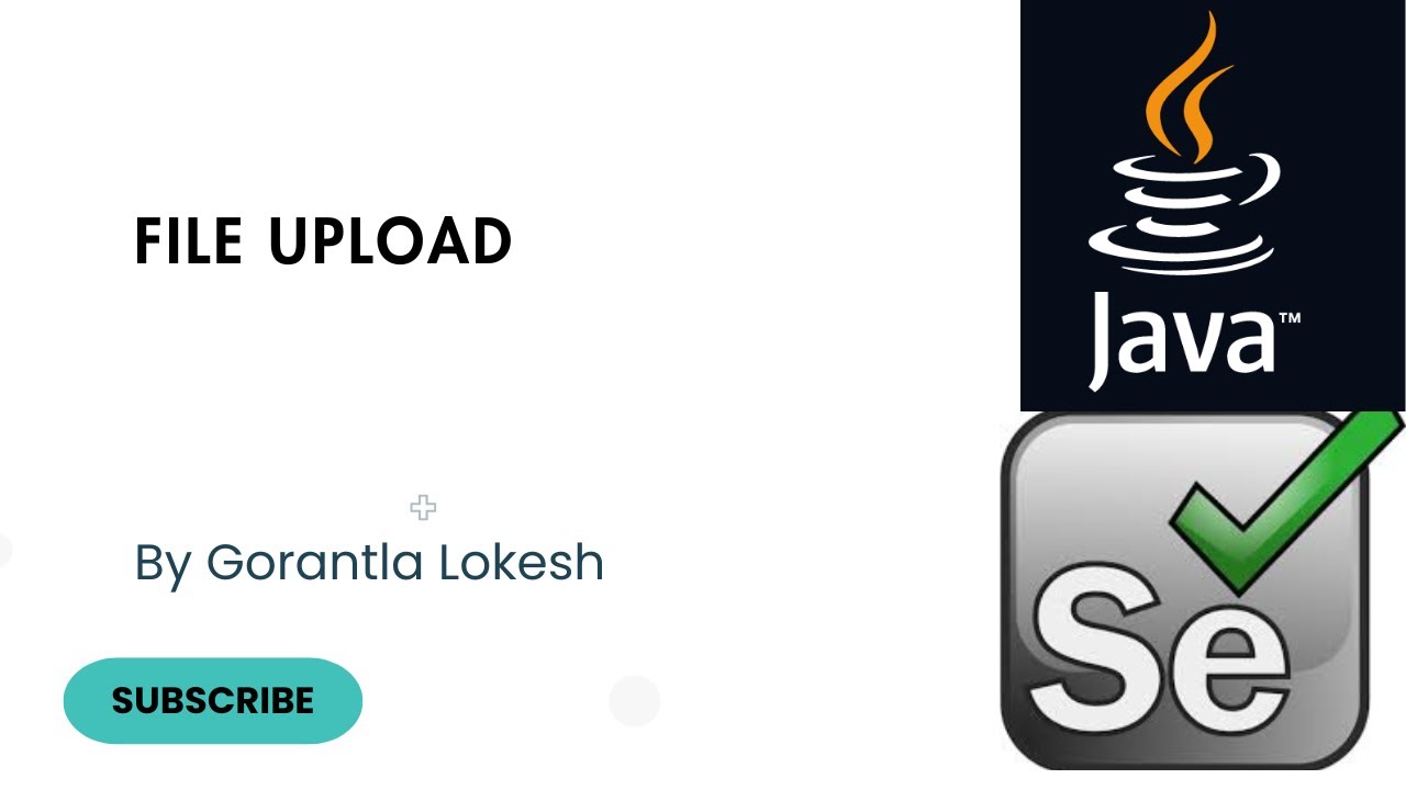 Selenium Java Tutorial 22: Upload File in Selenium Java | #upload #java #selenium