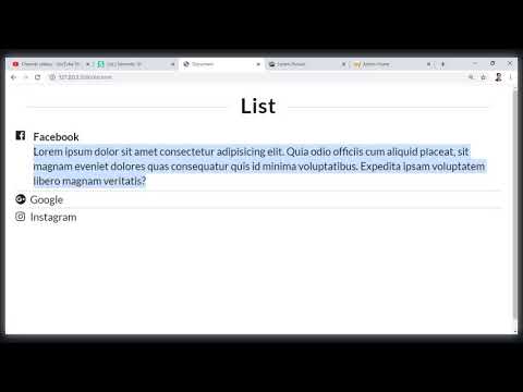 14. List | Semantic UI