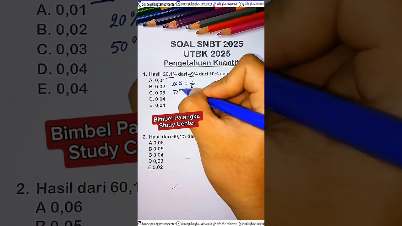 Soal SNBT 2025, Soal dan Pembahasan SNBT 2024, Soal UTBK 2025, Trik Cepat SNBT/UTBK #bimbelsnbt2025