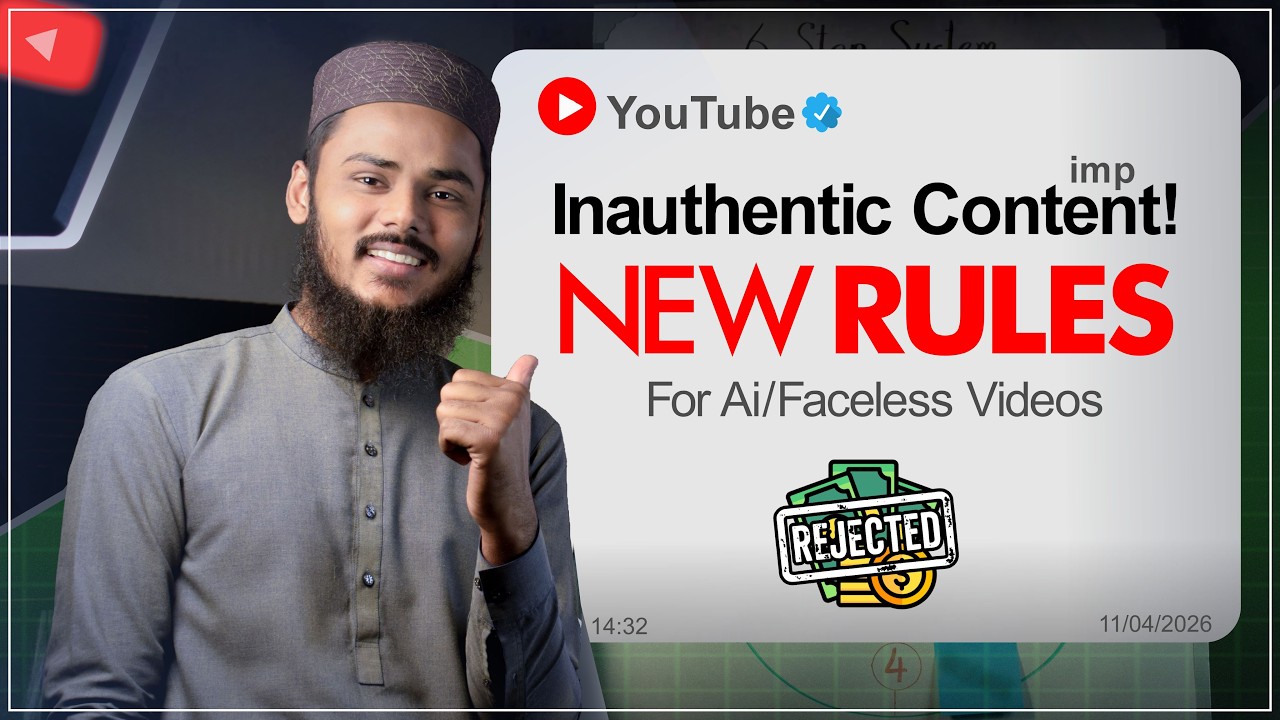 YouTube’s NEW INAUTHENTIC RULES Just Changed Everything…(2026 Update) | F Guide