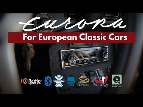 1962-1980 MG MGB RetroSound® Europa Radio – Retro Manufacturing