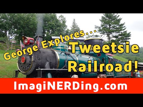 George Visits Tweetsie Railroad Theme Park in Blowing Rock, NC