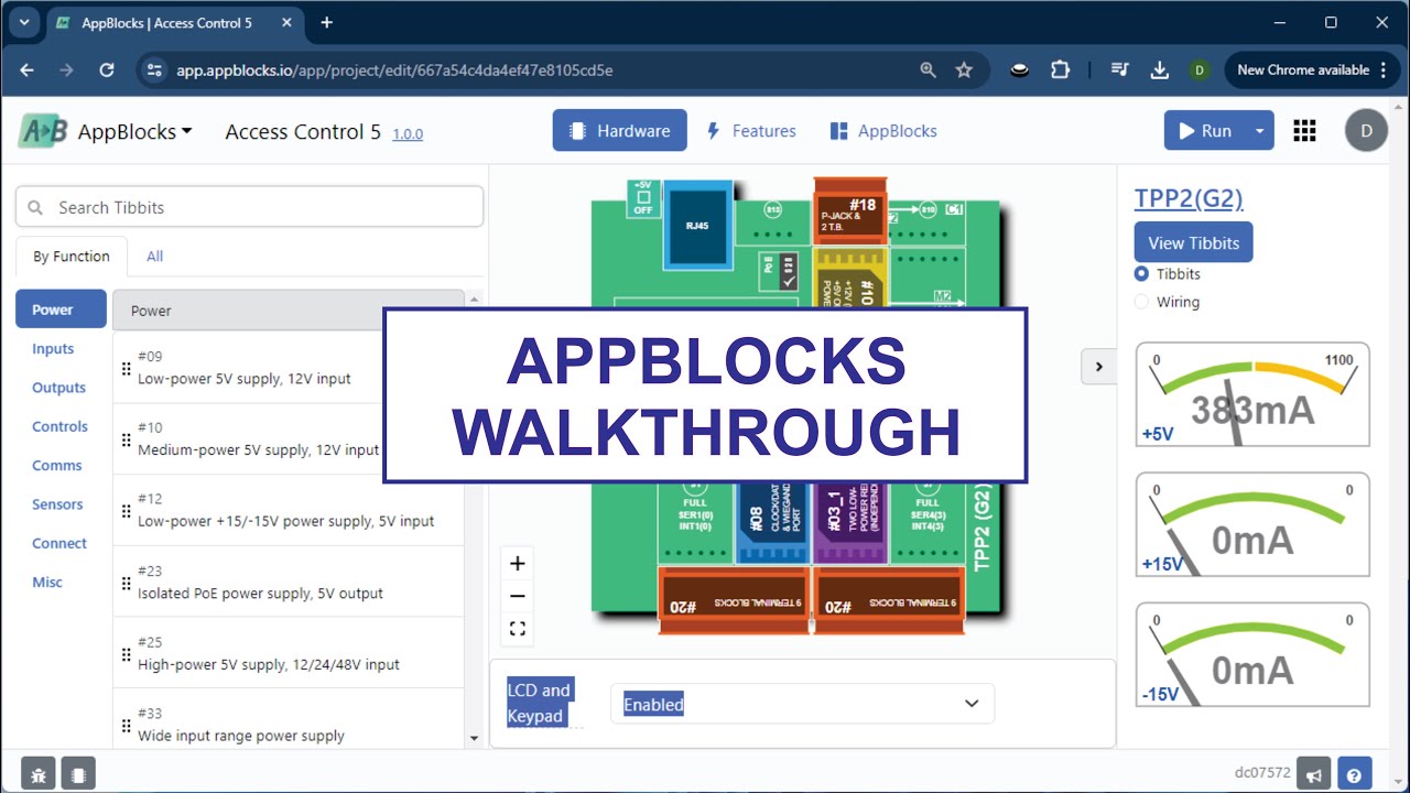AppBlocks Walkthrough
