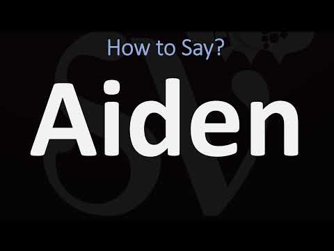 How to Pronounce Aiden? (CORRECTLY)