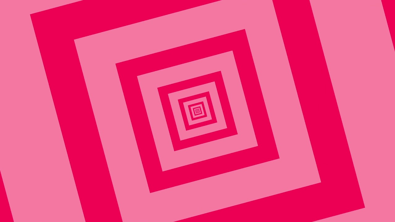 Royalty Free Template Pink Square Tunnel Background Loop Animation