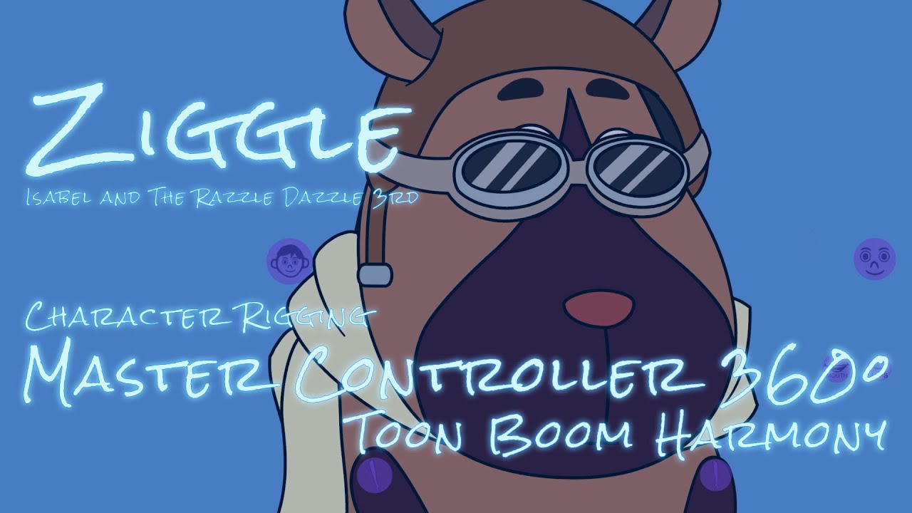 2D Character Rigging - Harmony Master Controller with 360º Rotation - Ziggle