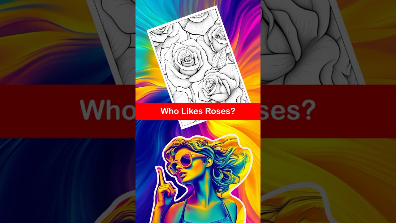 COLORING ROSES | Coloring with pleasure