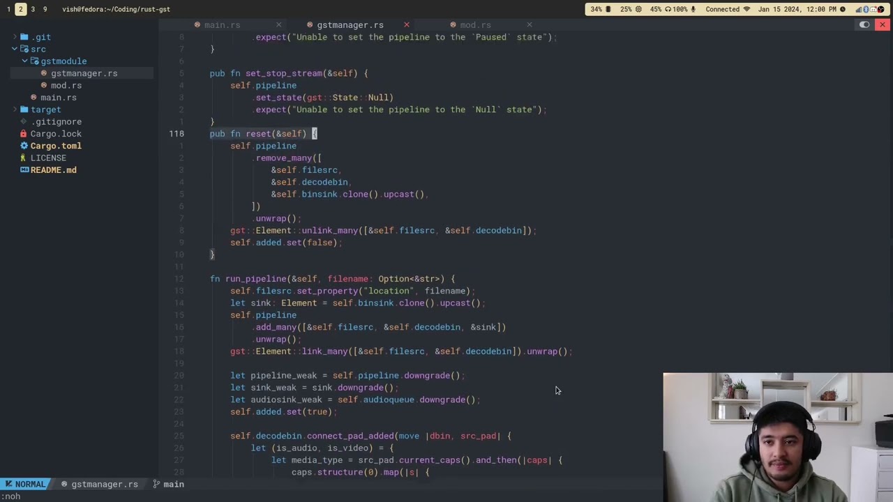 GStreamer GTK4 Rust Application
