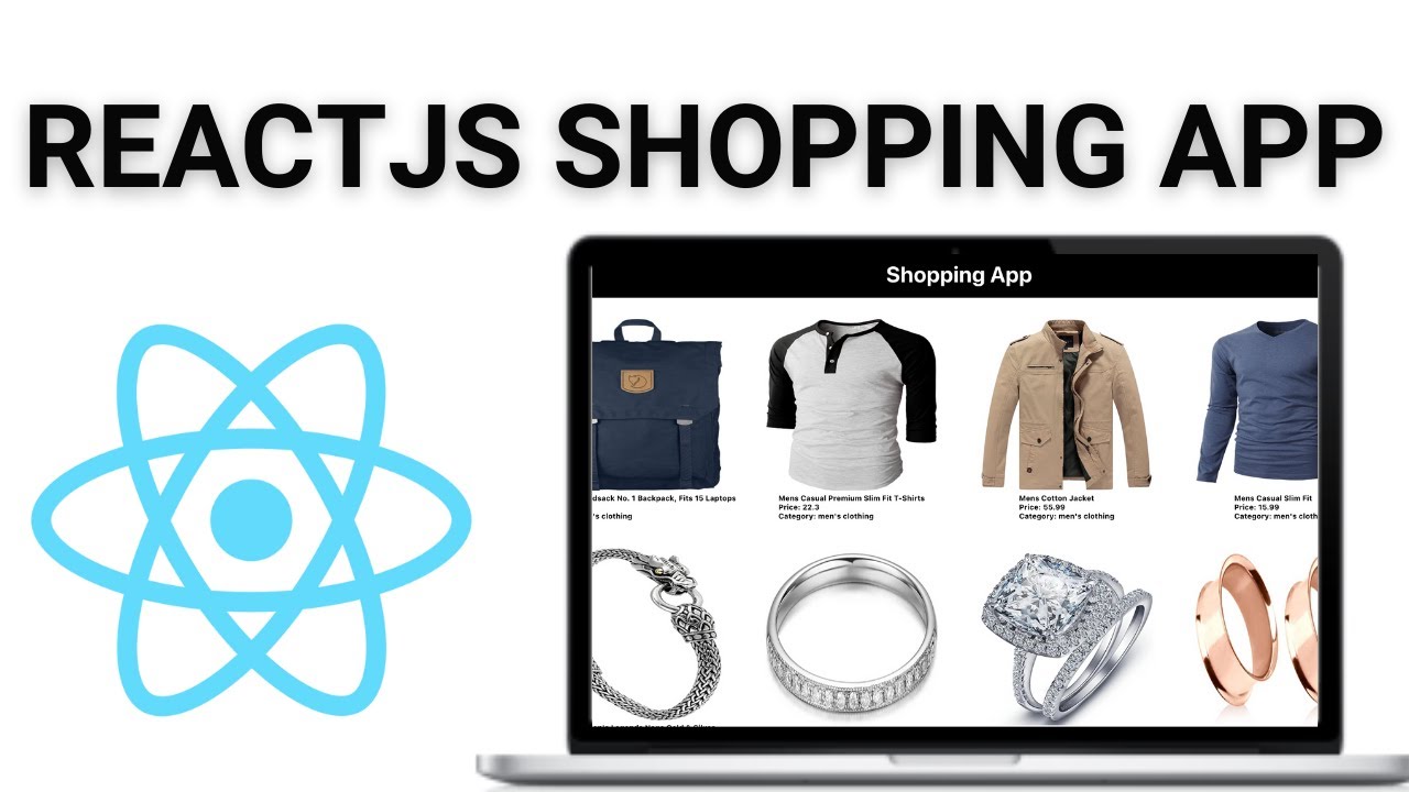 🔴 Shopping App with ReactJS | ReactJS project | React Hooks | Axios | Fake Store API | Part [1]