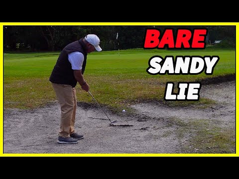 Chipping From A Bare Sandy Lie #shorts