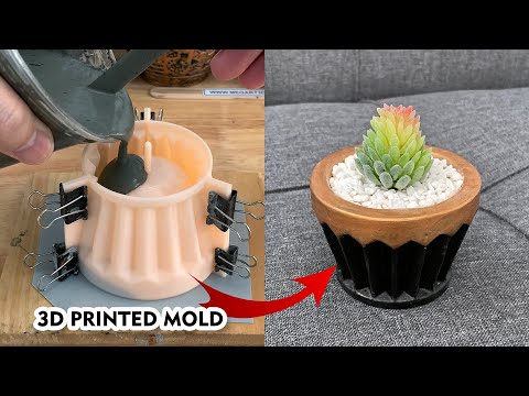 STL file Modern Geometric Planter mold 🪴 ・3D printable model to ...