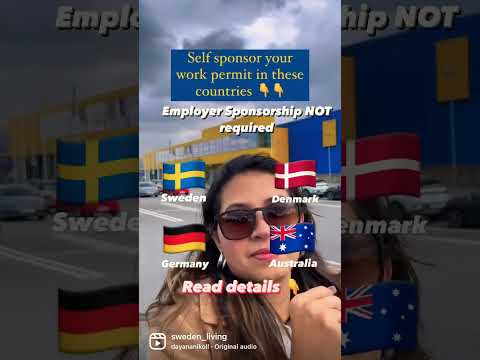 Job seekers visa Self sponsor your work permit in these countries, Employers sponsorship not needed.