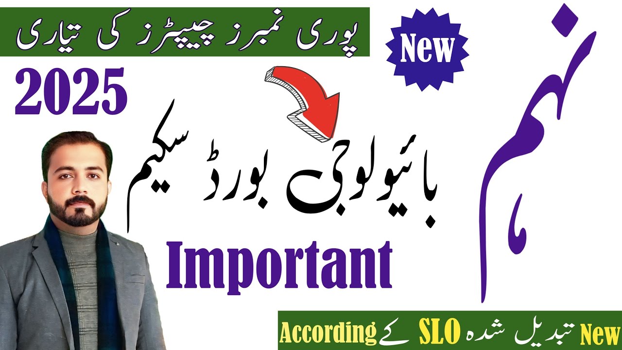 9th Class Biology Pairing scheme 2025 | Pairing scheme biology 2025