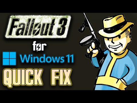How To Run Fallout 3 on Windows 11 - QUICK FIX