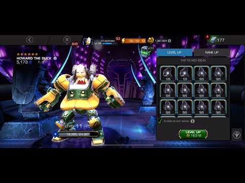 New Rank Up Screen Animations Android - Marvel Contest of Champions