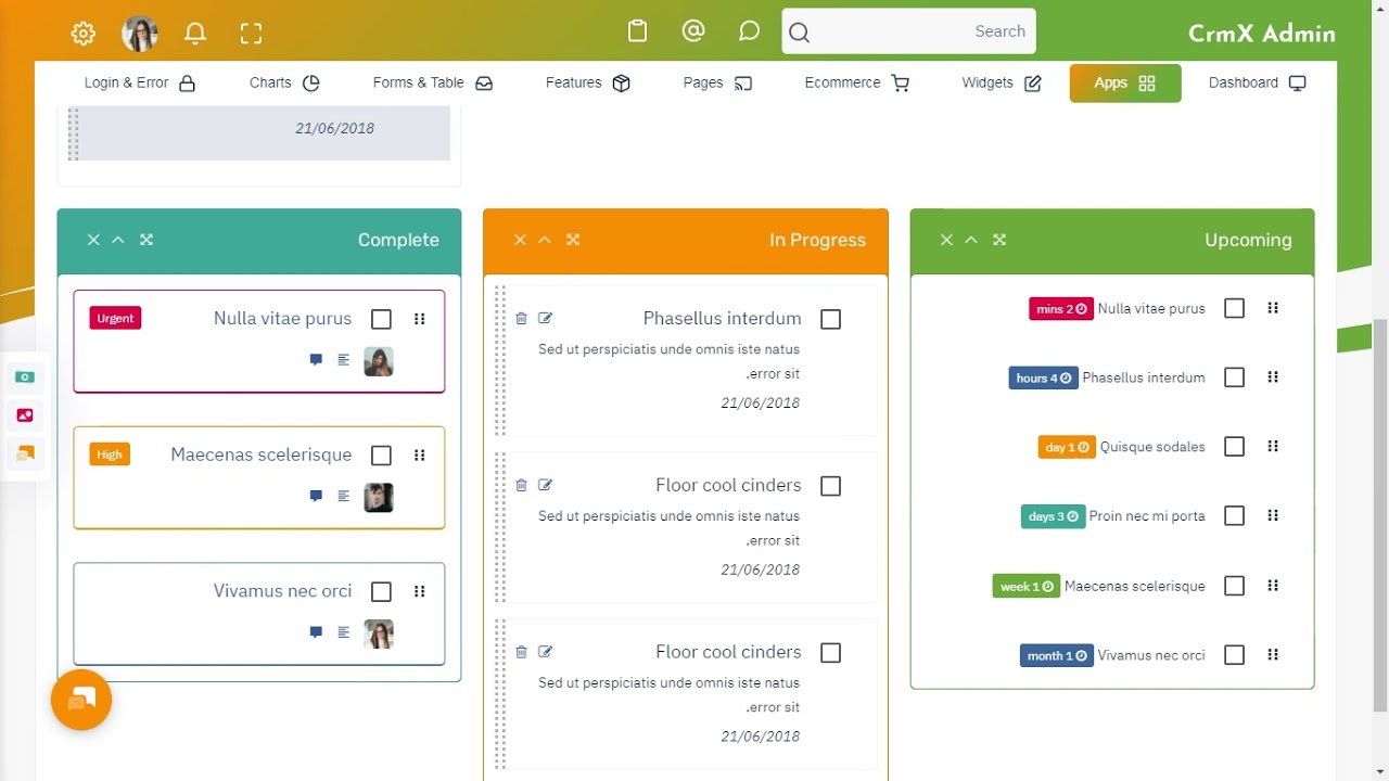 e Commerce Admin Dashboard Template Bootstrap 5 with Light RTL Theme