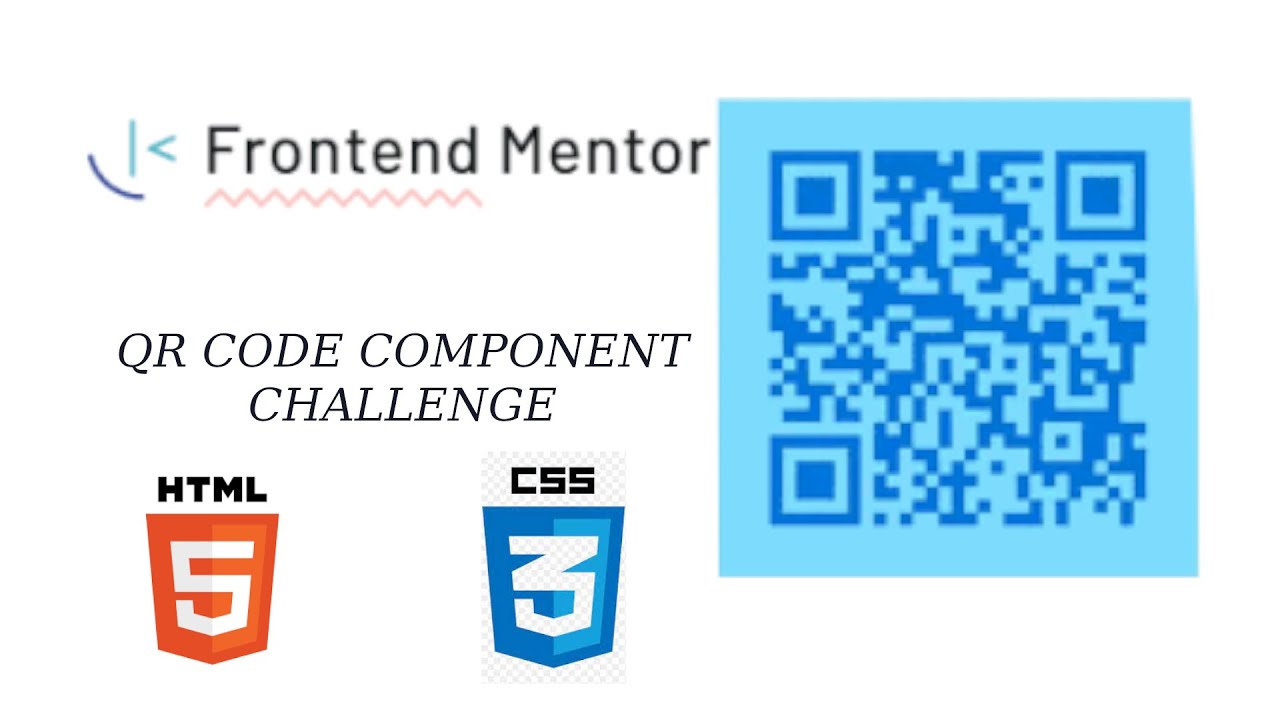 QR Code Component | Frontend Mentor Challenge