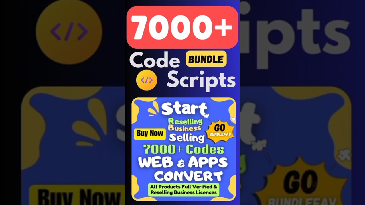 7000+ Webs & Apps Source Codes Bundle for sale #codes #dropshipping