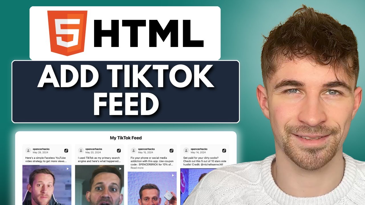 How to Add a TikTok Feed to HTML Website (2025)