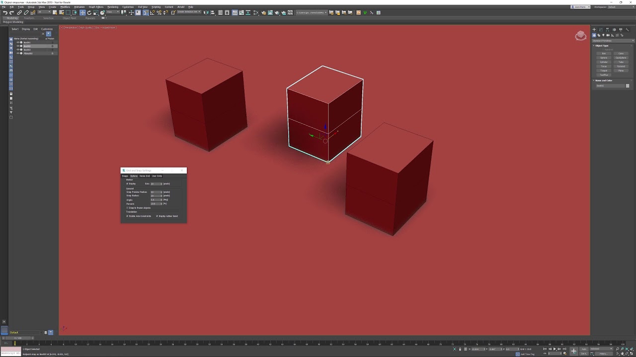 Tech Tuesday - 3DS Max Object snaps