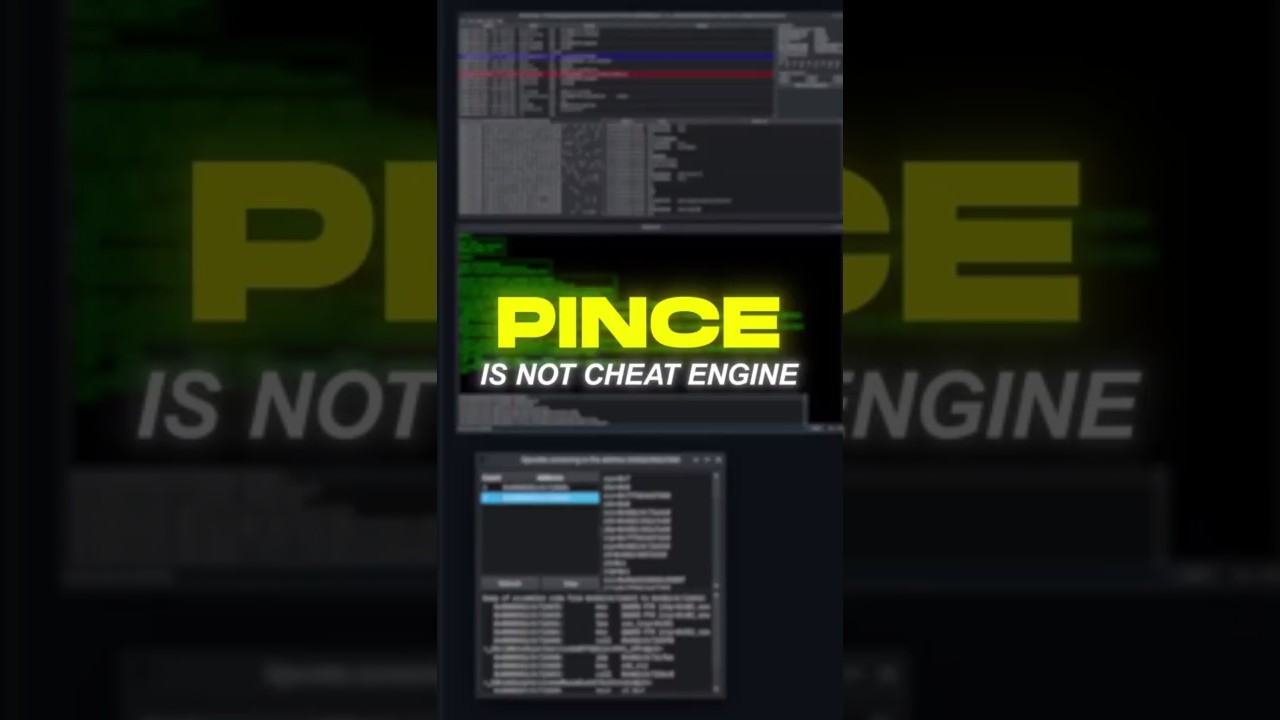 PINCE = Cheat Engine For LINUX?