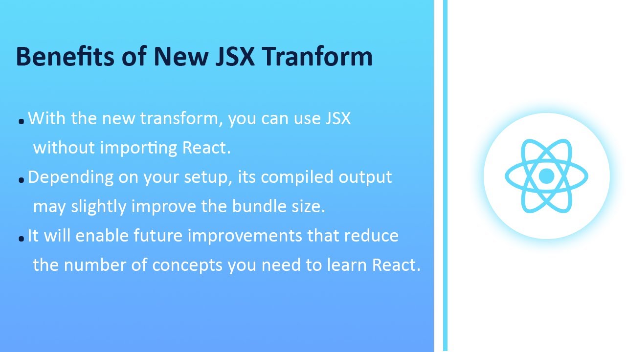 Introducing the jsx new transform | Full Stack Development | Pronteff IT Solutions
