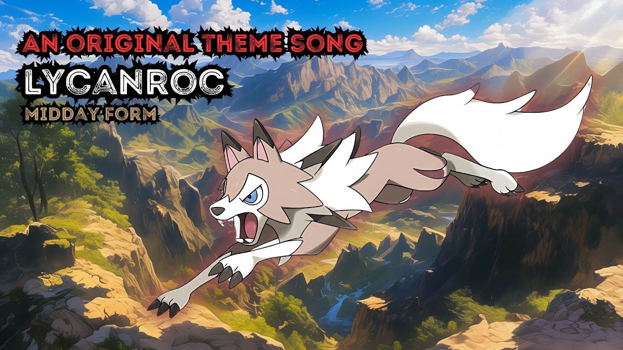 Lycanroc Midday Form (Hunter of the Mountain Ridge) | Original Pokemon Song | Power Metal |