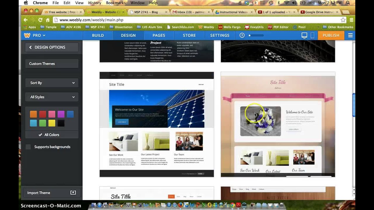 Weebly Basics Instruction Video