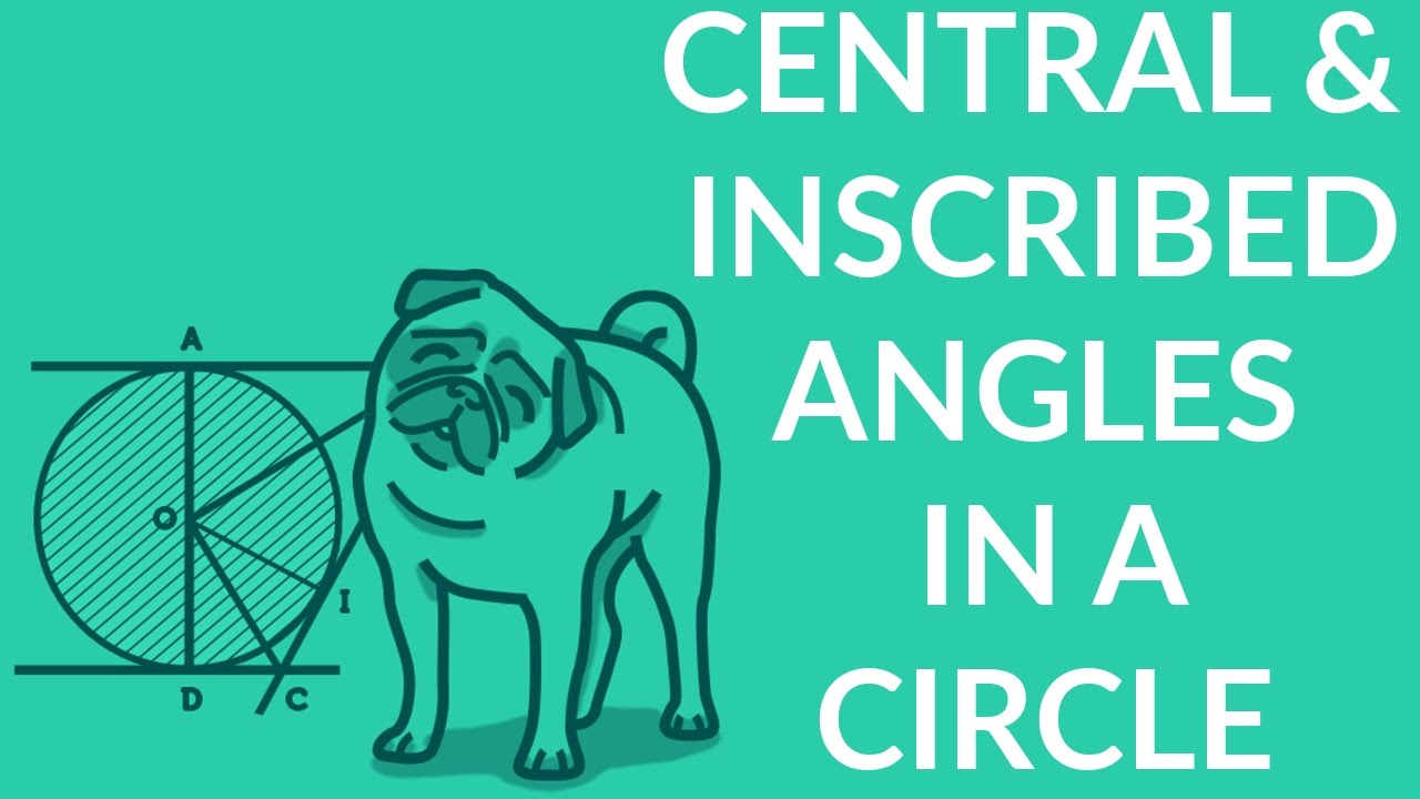How to determine angles in a circle with central and inscribed angles relations