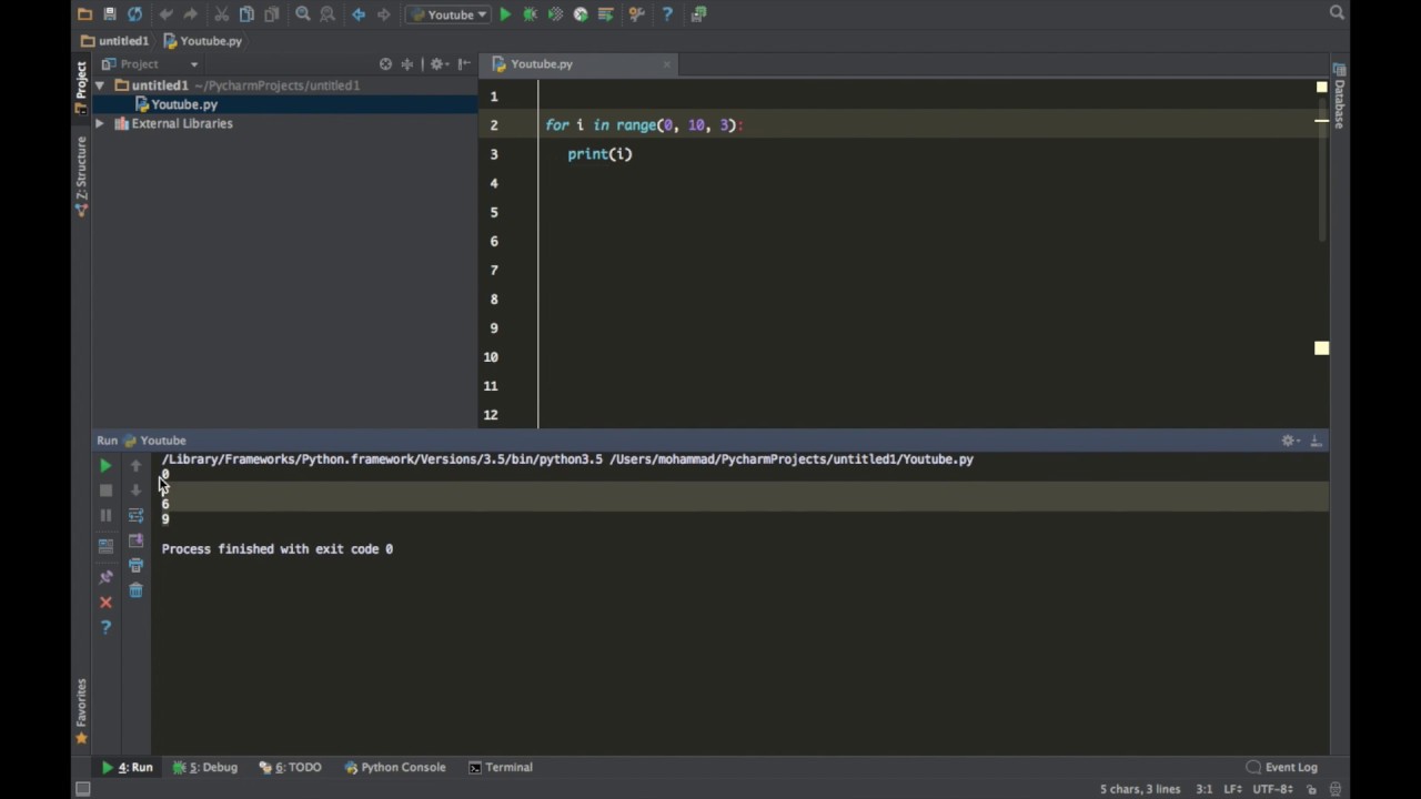 Python Basics - 26 - Range and Nested for Loops