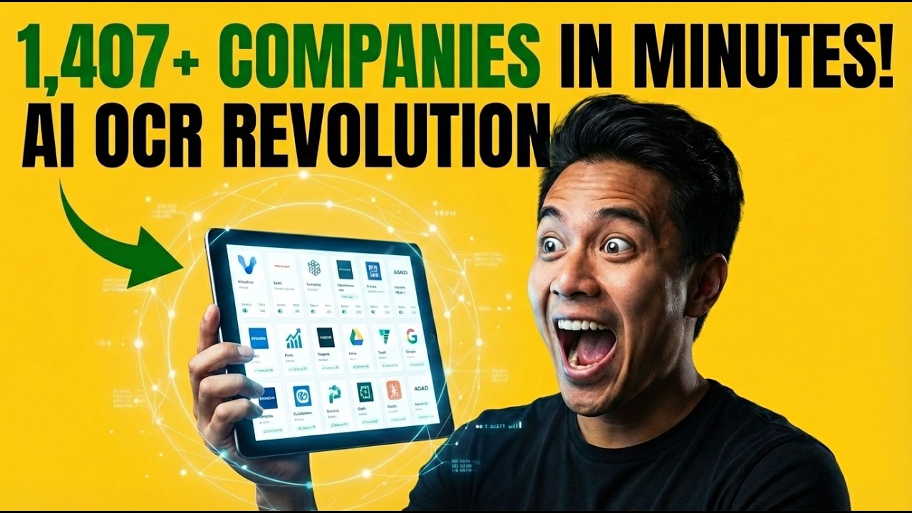 🤖 I Extracted 1,407 Companies From PDF in Minutes Using AI