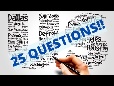 25 Question Quiz on United States Cities | Trivia Time