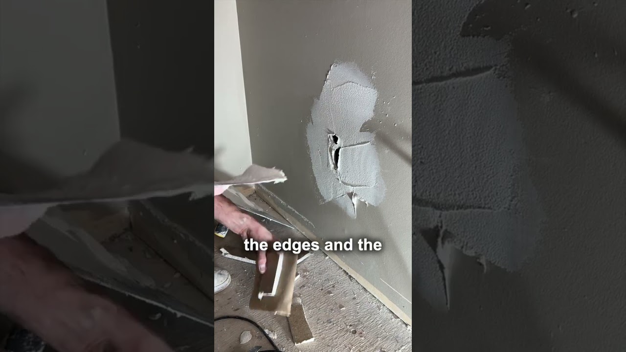 The Fastest Way To Patch Drywall!!!
