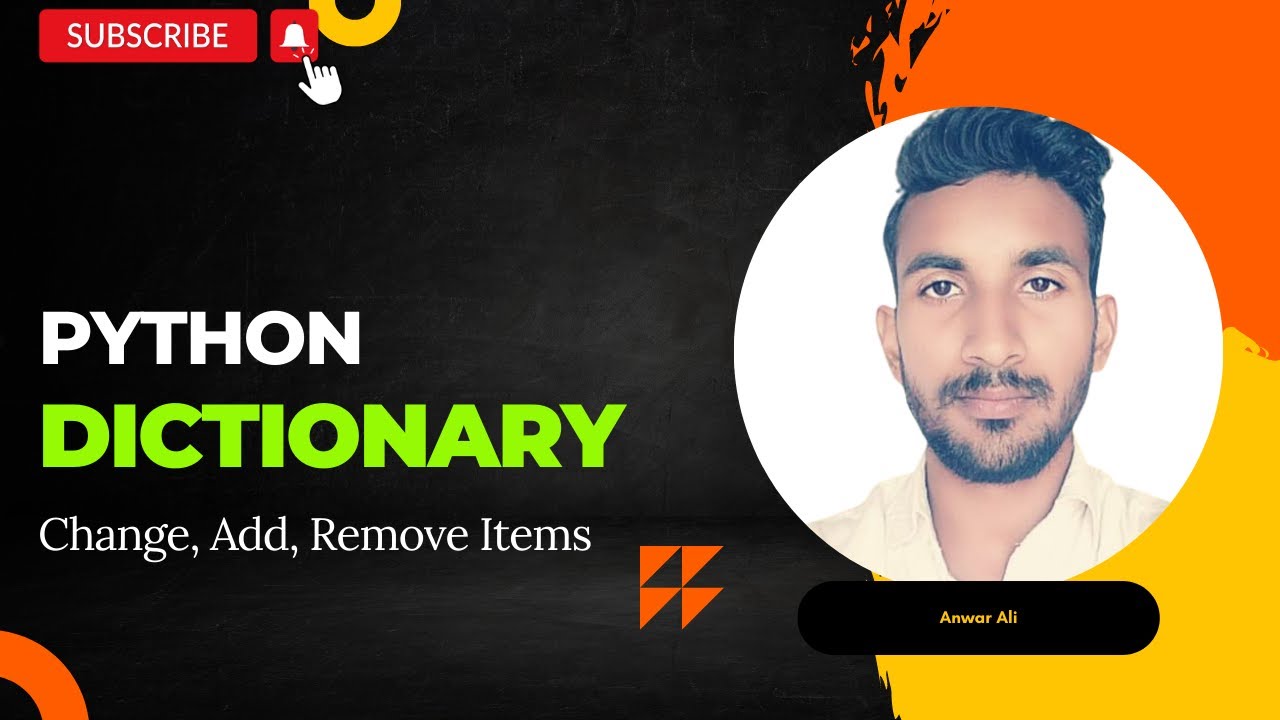 Add Update Delete Elements - Python Dictionary | Python tutorials for beginners