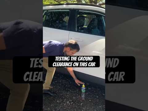 Check out my ground clearance test on the Toyota Corolla Cross Hybrid