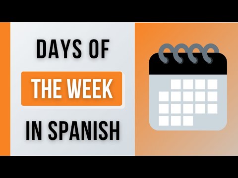 The DAYS OF THE WEEK In Spanish πͺπΈ Learn Spanish Vocabulary