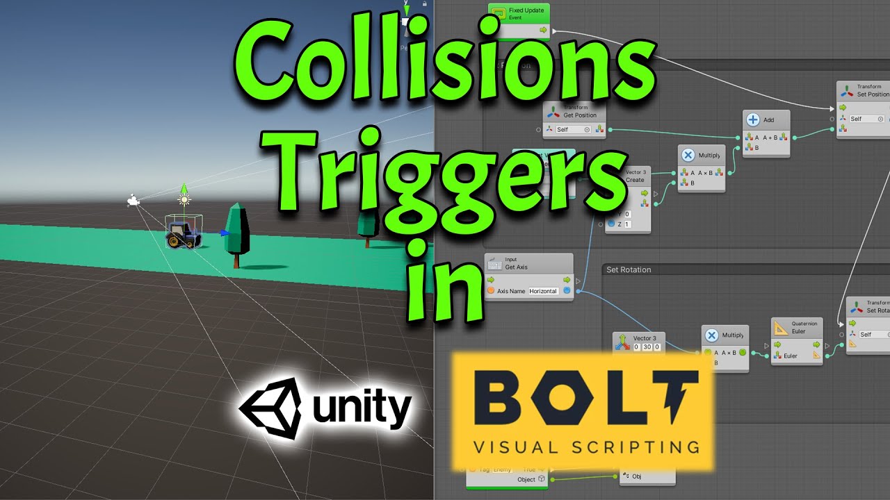 Unity-Bolt Part 3: Add Collision Triggers - Getting Started- Super Units Subgraph (Visual Scripting)