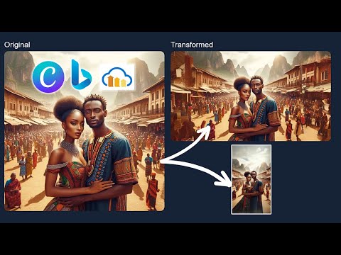 How to Generate LANDSCAPE & PORTRAIT Pictures with BING for Your African Folktale Story | AI Photo