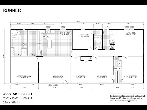 Runner Series/5K L-3725B BY LIVEOAK HOMES | YESS HOME CENTER | MANUFACTURED & MOBILE HOME REVIEW