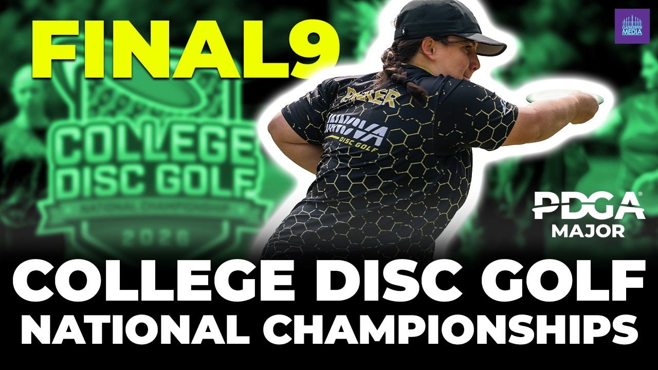 2026 College Disc Golf National Championships | FINAL9 | Smith, Parker, Burdick, Joiner | F1 SINGLES