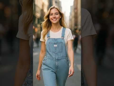 Vintage overalls you NEED in your closet now 🔥 #aimodel #amazonfinds