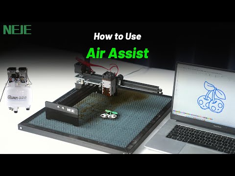 How to install stainless steel air assist tube for NEJE A40630