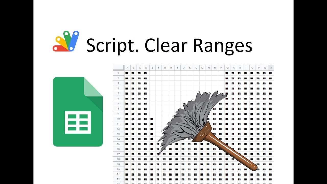 SheetJobs. Clear Ranges. Script