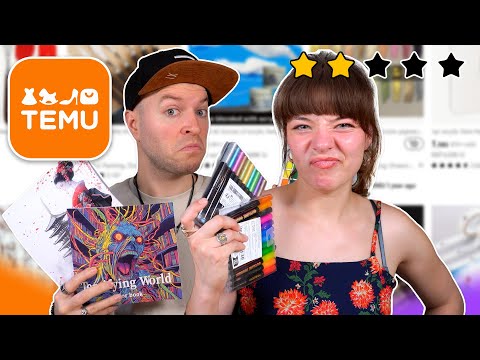 We Tested TEMU Art Supplies - and EVERYTHING Went wrong!...
