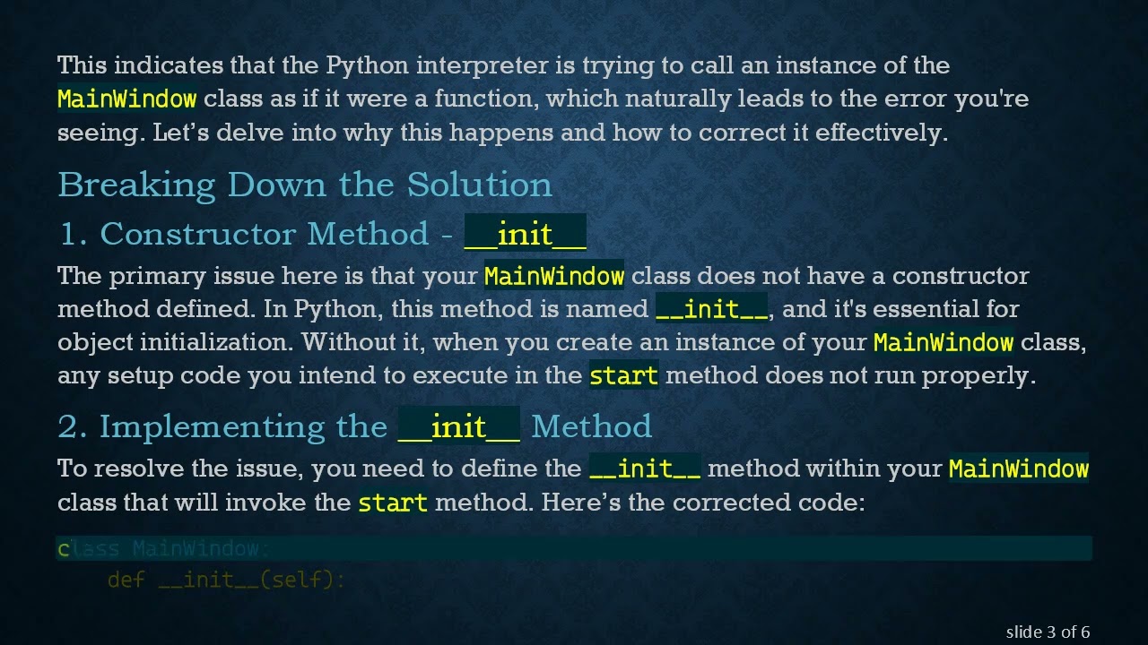Solving the Object is not callable Error in Python Threads